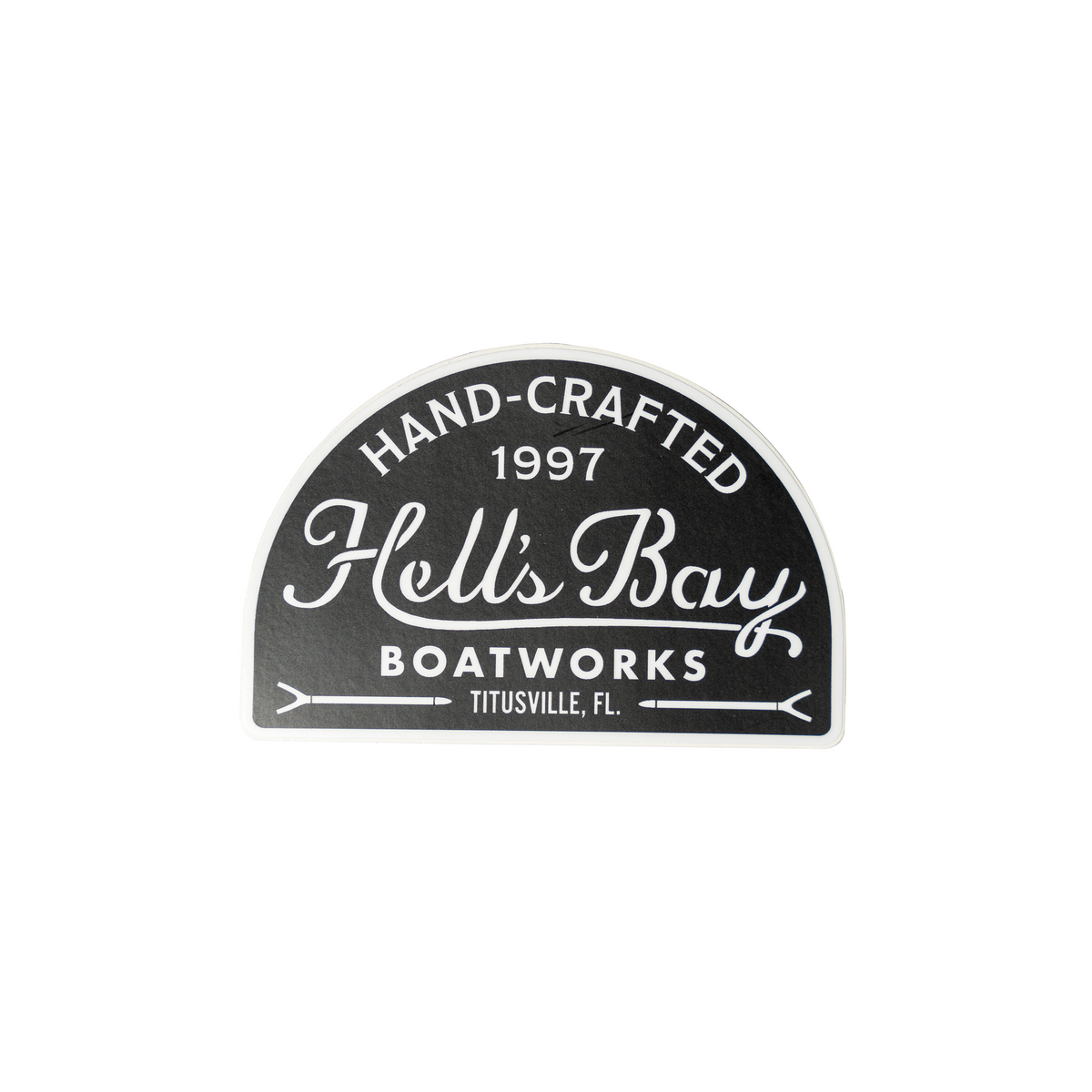 Black Hell's Bay Patch Sticker – Hell's Bay Boatworks Shop